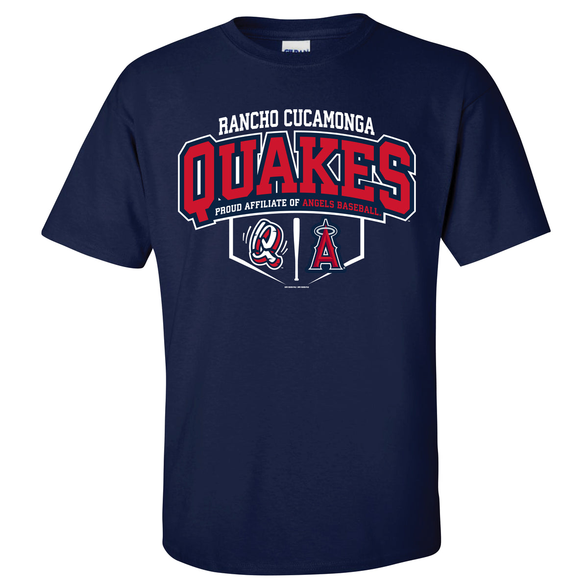 Rancho Cucamonga Quakes Tee - Quakes x LA Angels Affiliate – Rancho ...